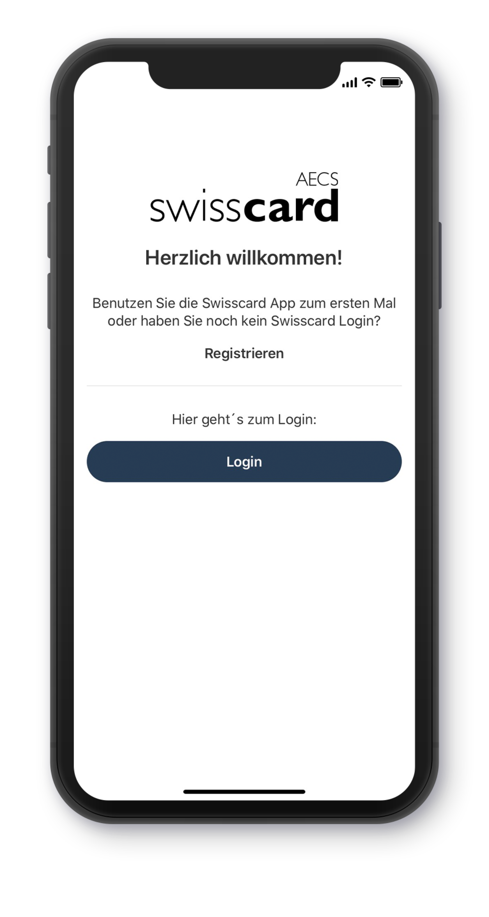 Swisscard App register | Help-Center | Swisscard AECS